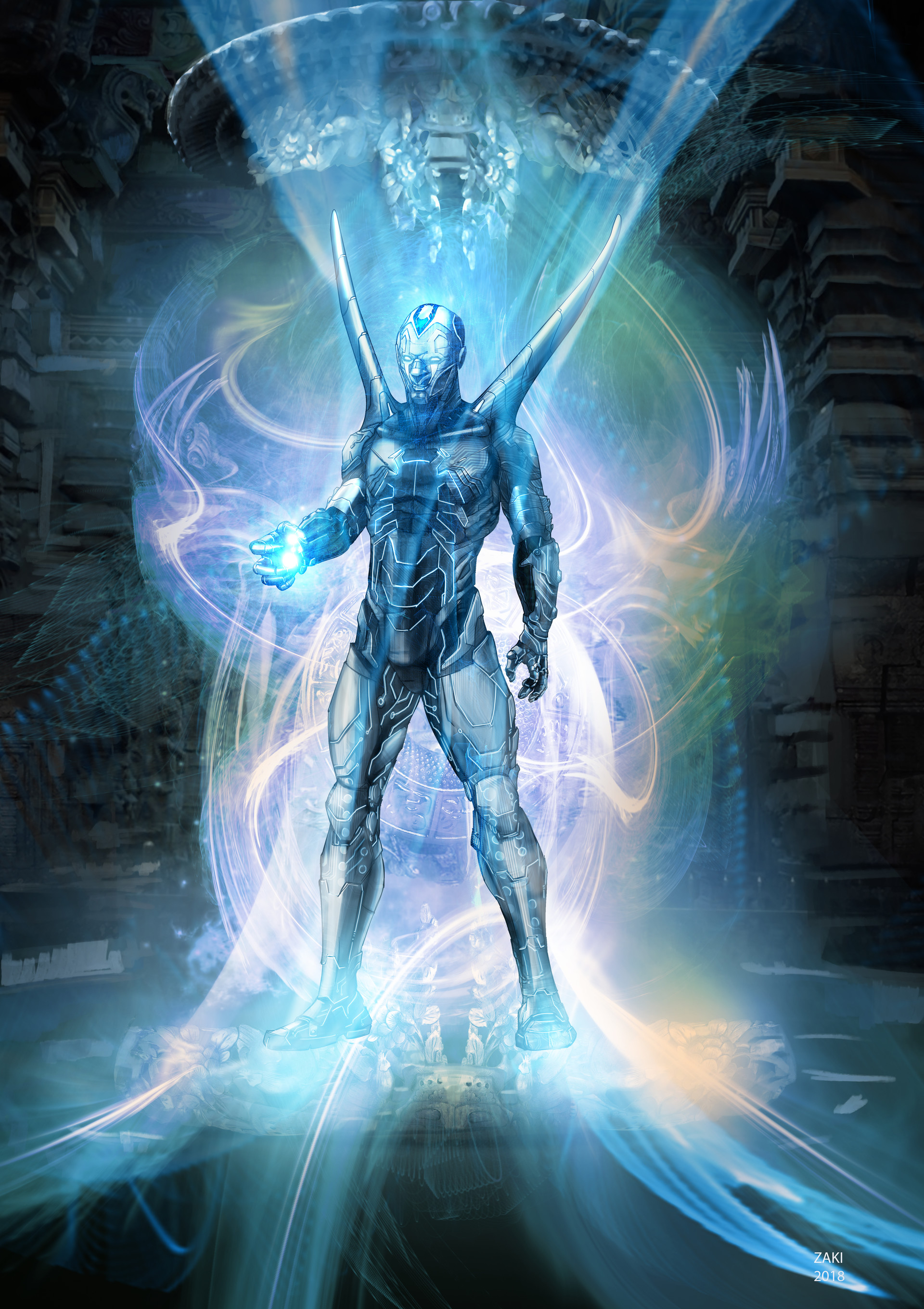 ArtStation - blue beetle