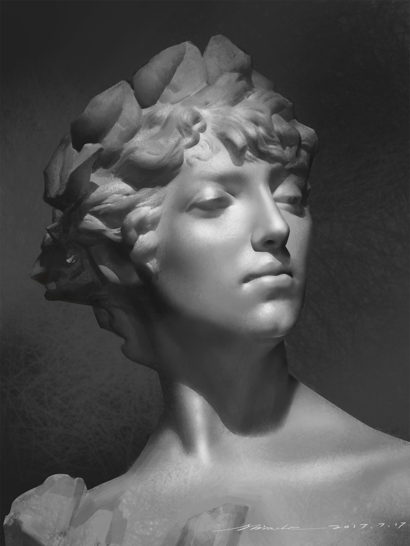 ArtStation - Female plaster