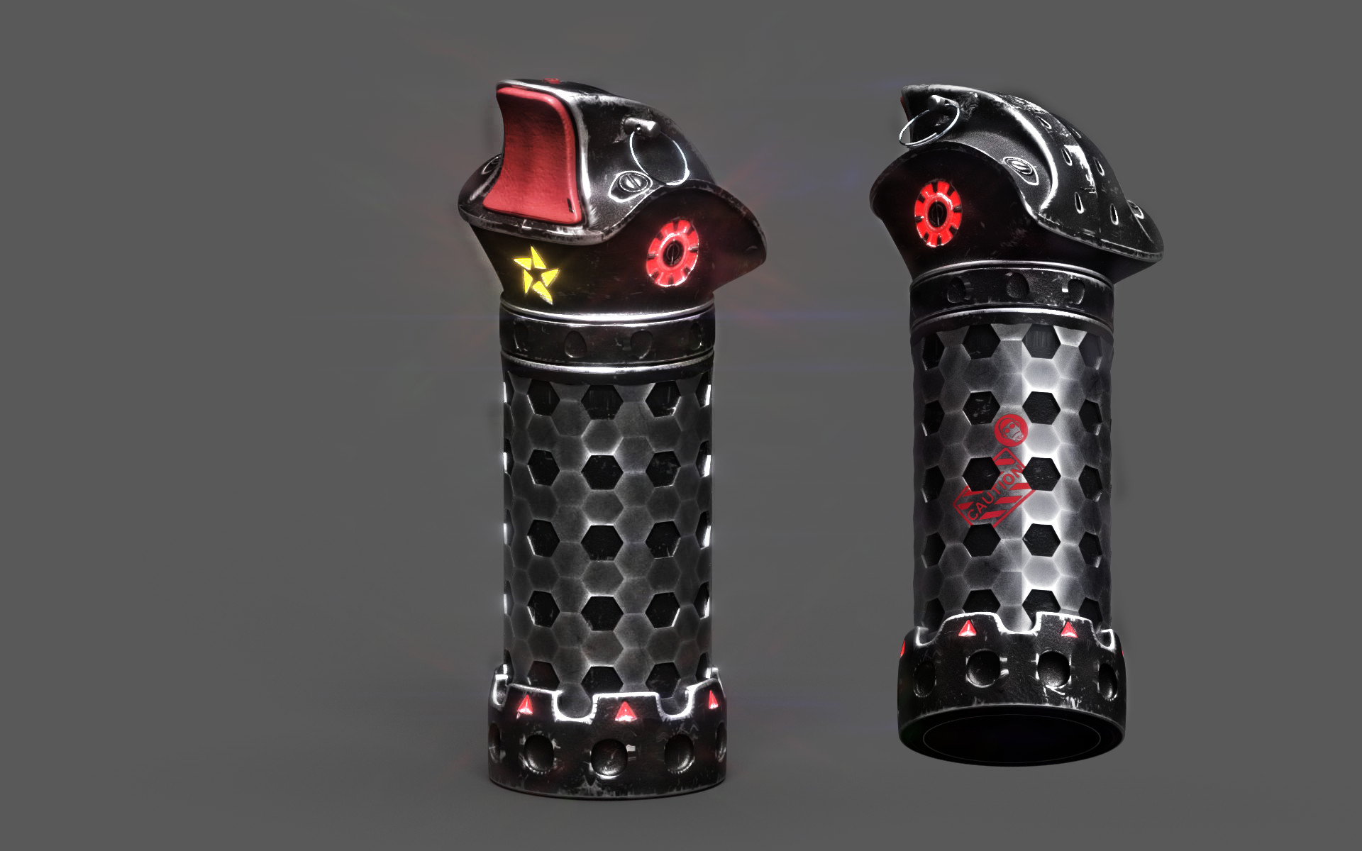 ArtStation - smoke Grenade