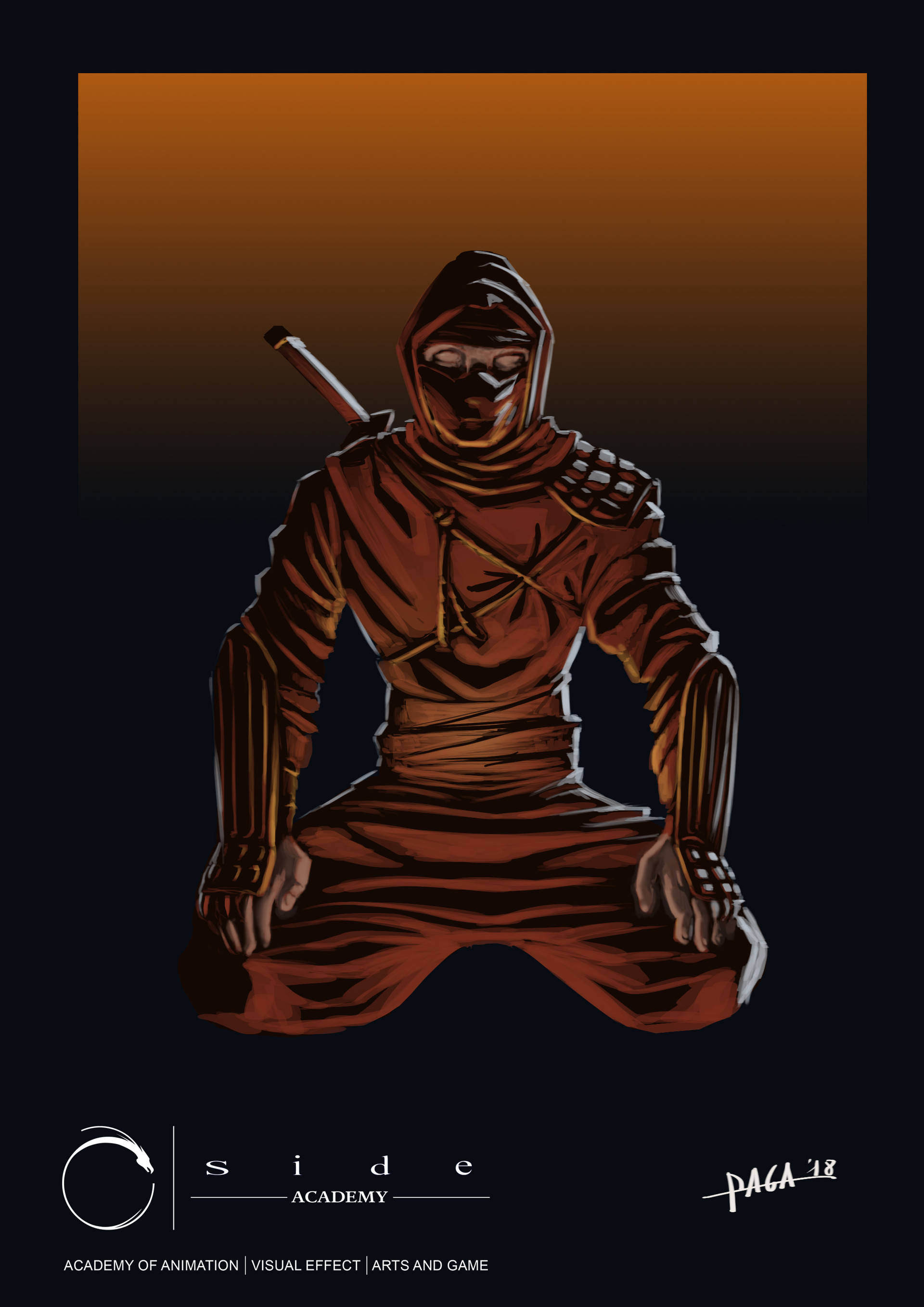 ArtStation - Samurai saga - concept ninja