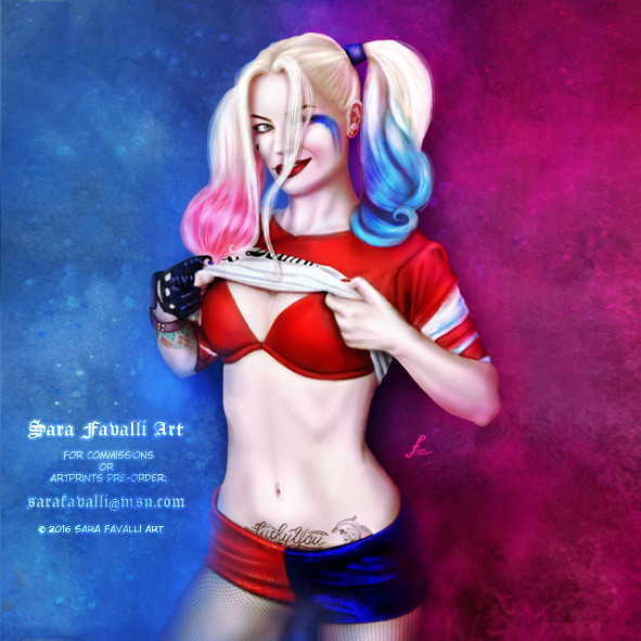 Harley Quinn Sexy Drawing