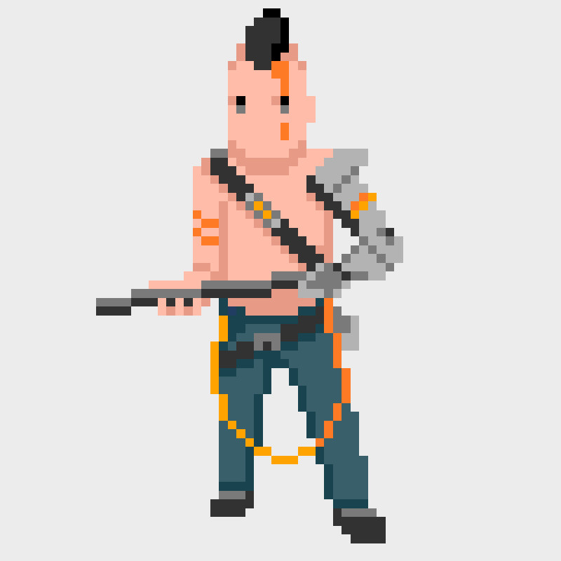 ArtStation - Pixel Character Concept