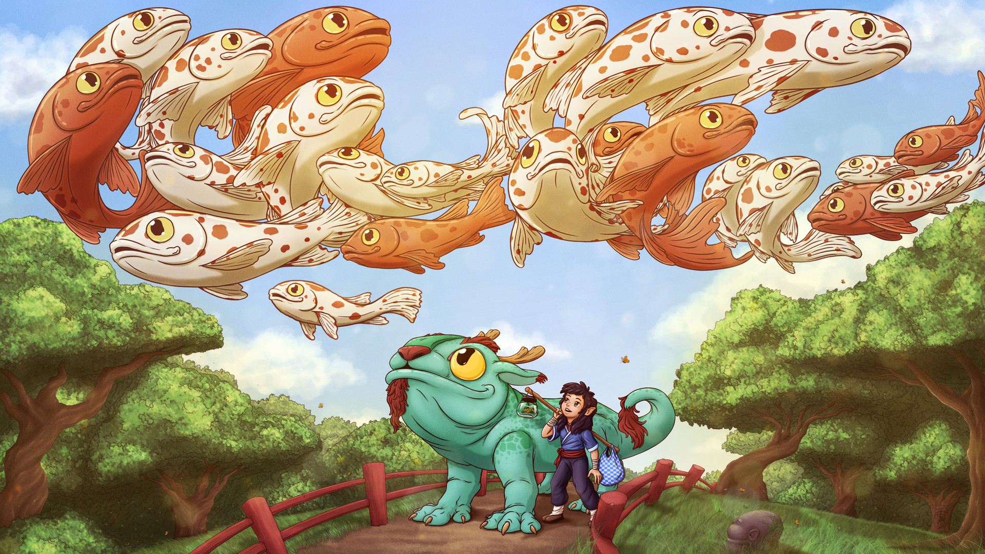 Flight of the Koi by Igor Ching San : r/ImaginaryMindscapes