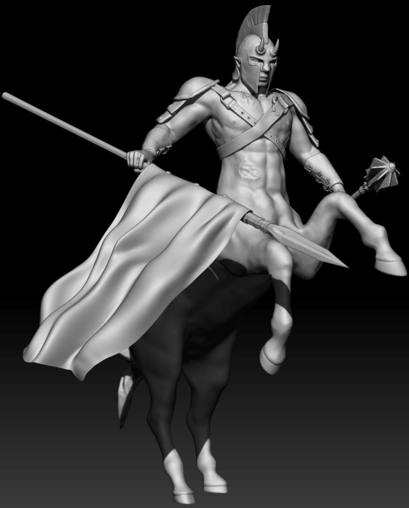 ArtStation - Centaur Sculpt