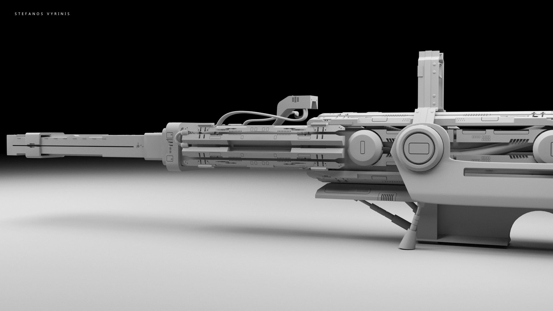 ArtStation - SCI FI TURRET