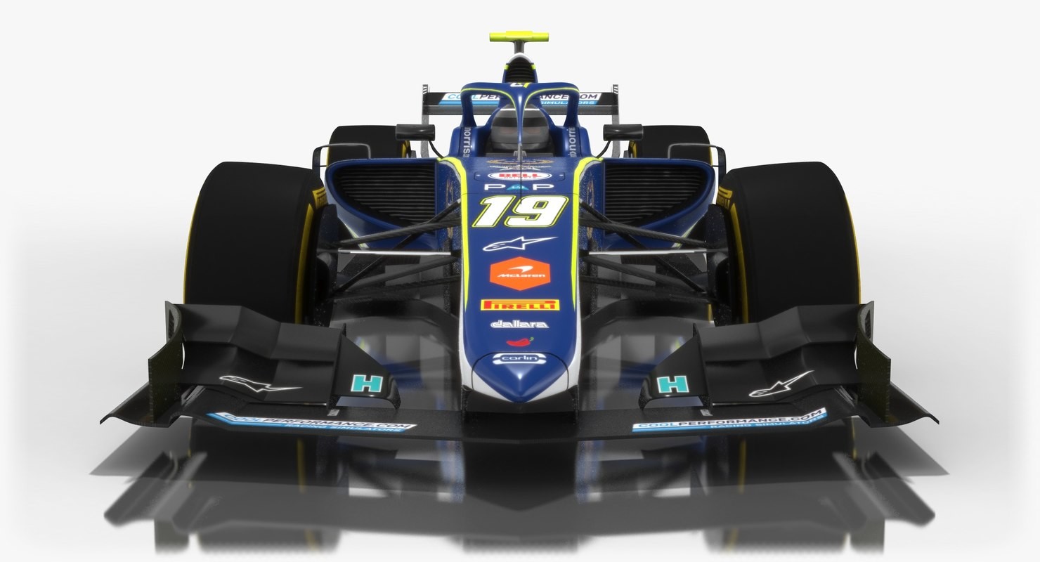 OpticalDreamSoft - Carlin Formula 2 Season 2018 3D model