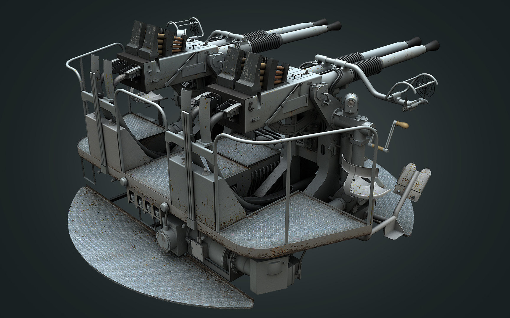 Barbu Gabriel - Bofors 40 mm AA naval gun