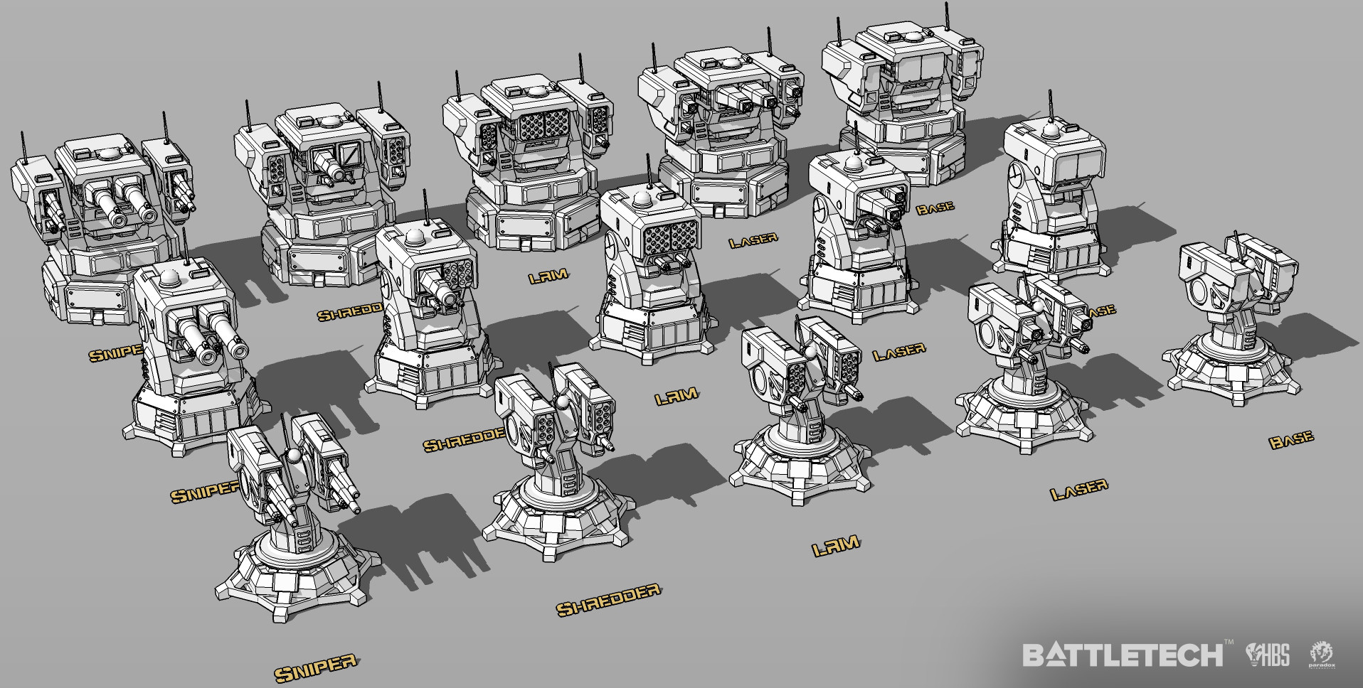 Marco Mazzoni - BATTLETECH - Vehicles and turrets