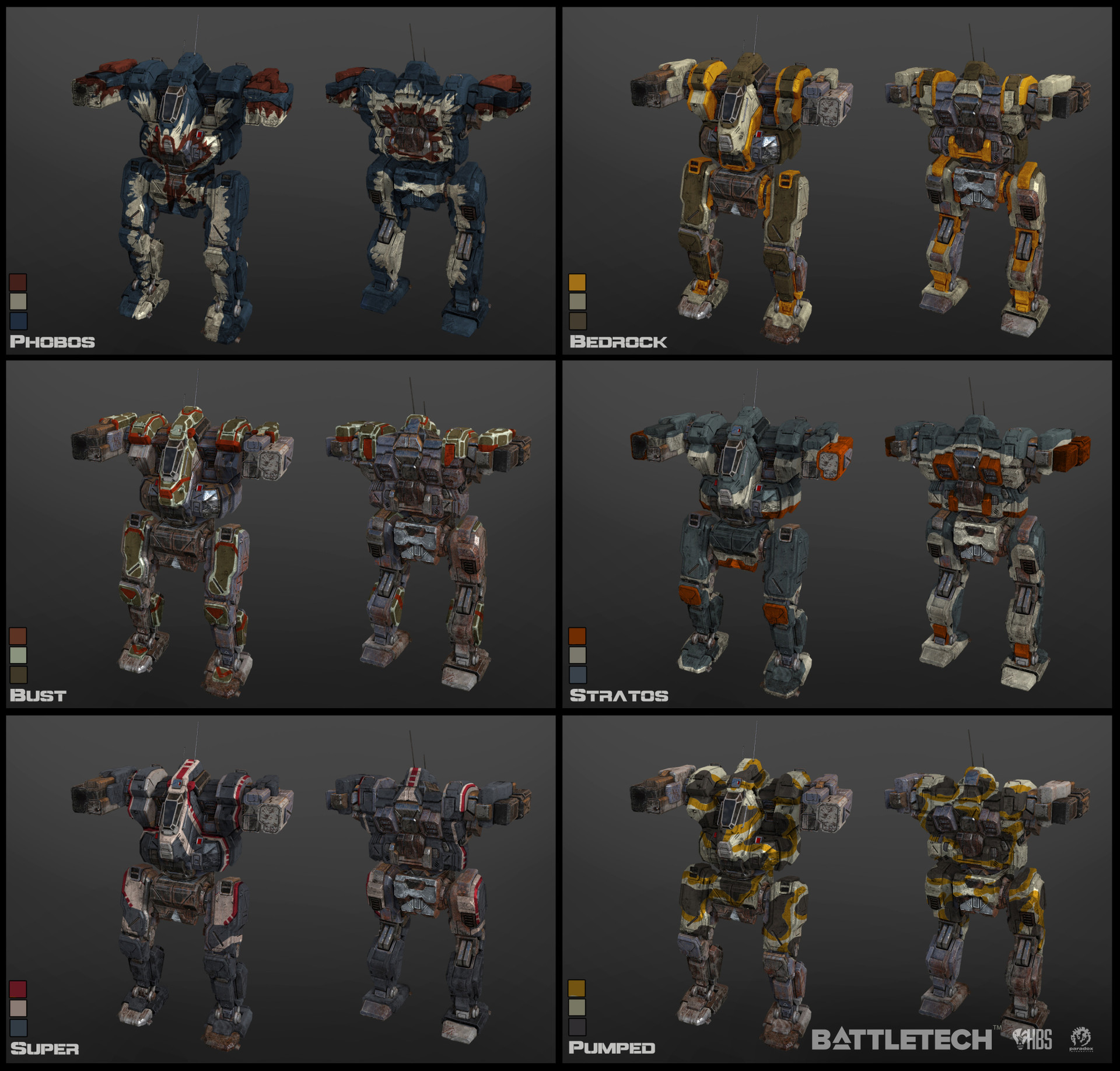 Marco Mazzoni - BATTLETECH - Mech Skins