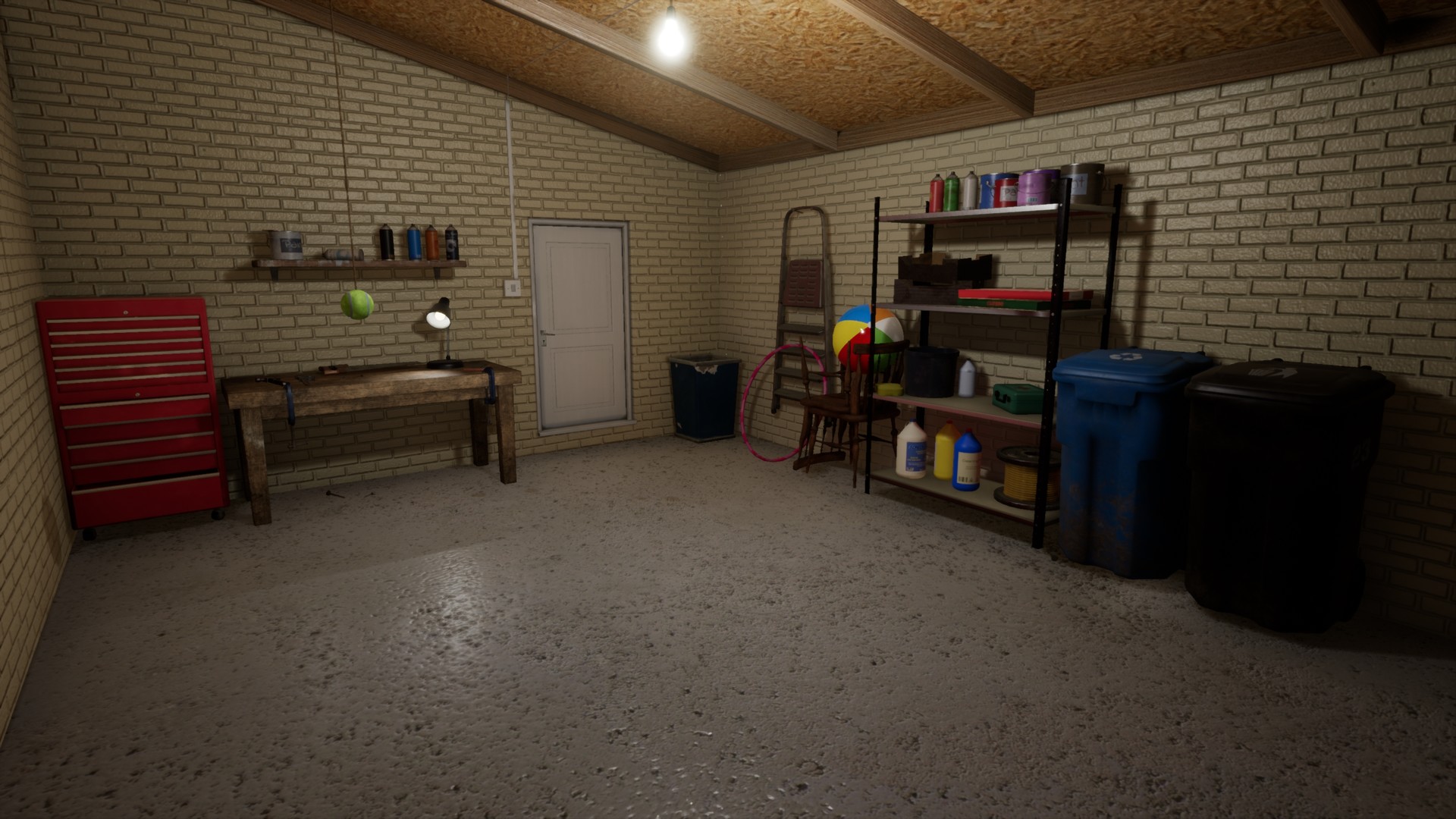 ArtStation - Garage Scene