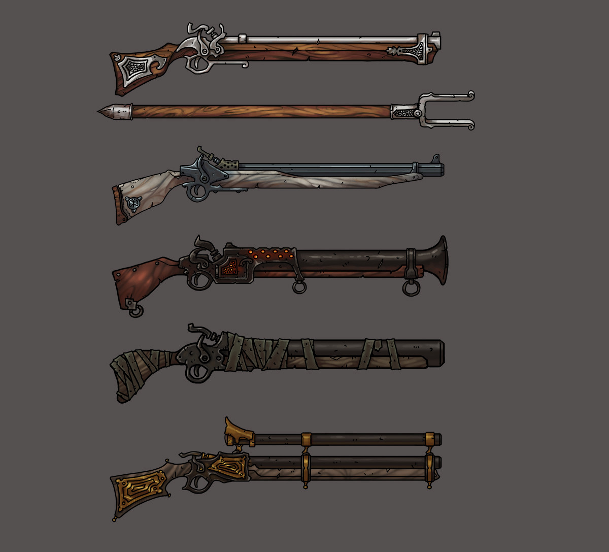 ArtStation - Weapons concepts