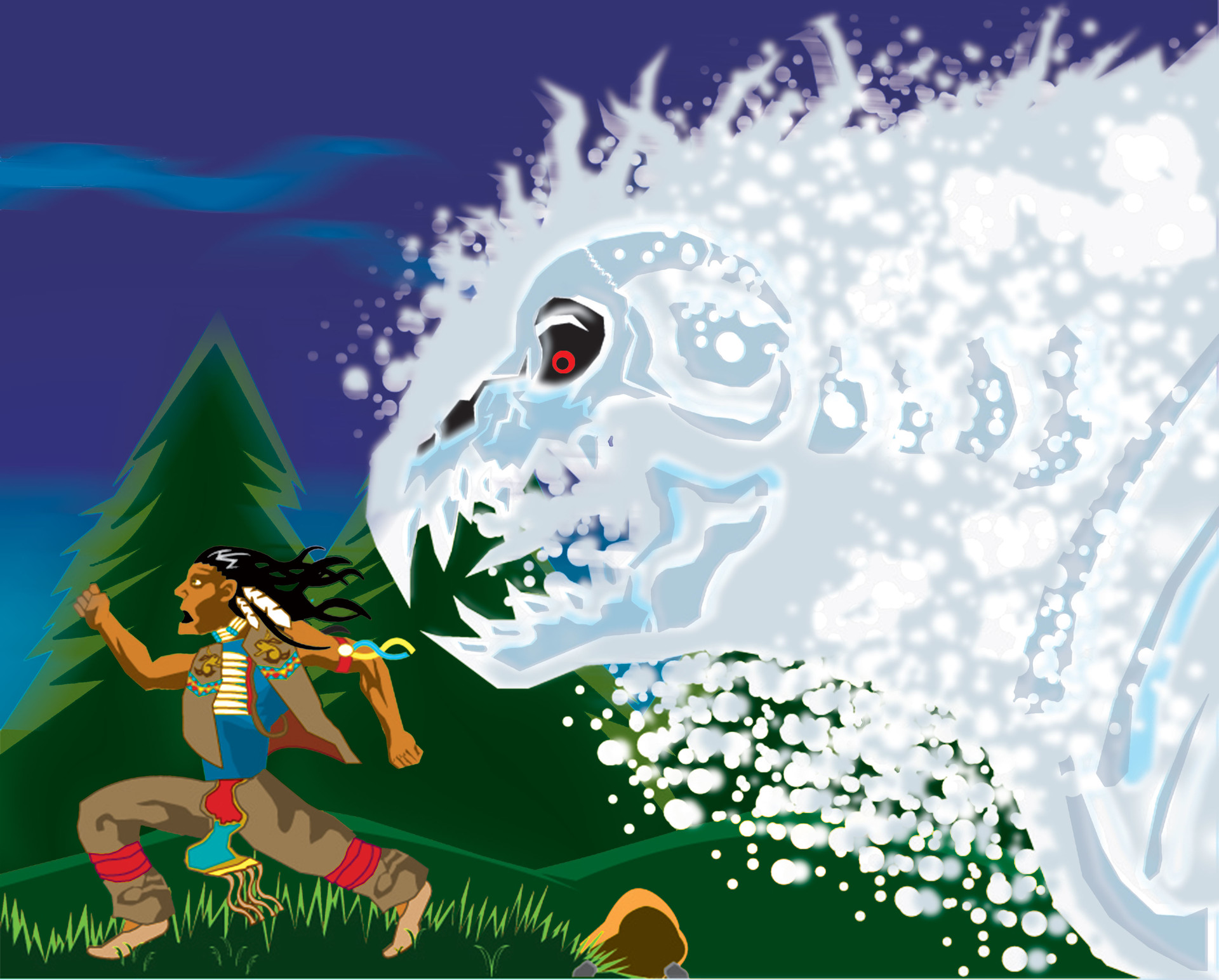 Brandon Naylor - Nanaboojoo and the Wendigo