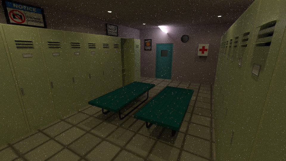 ArtStation - Anime game Locker room