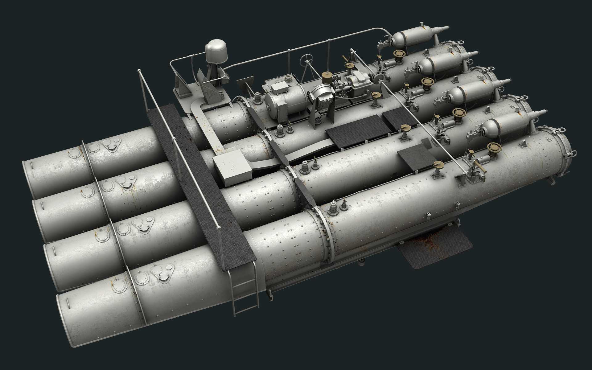 Barbu Gabriel - British 21 in torpedo launcher