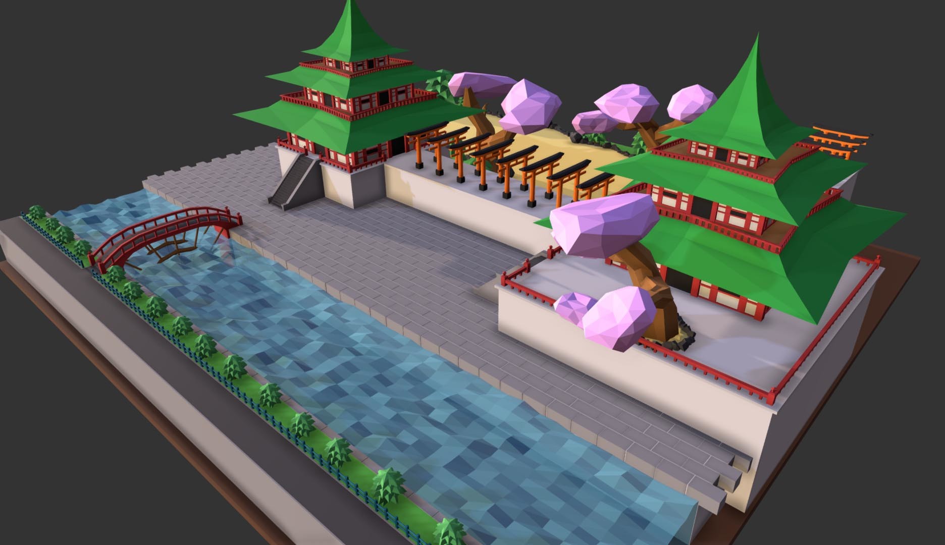 ArtStation - Japanese Temple
