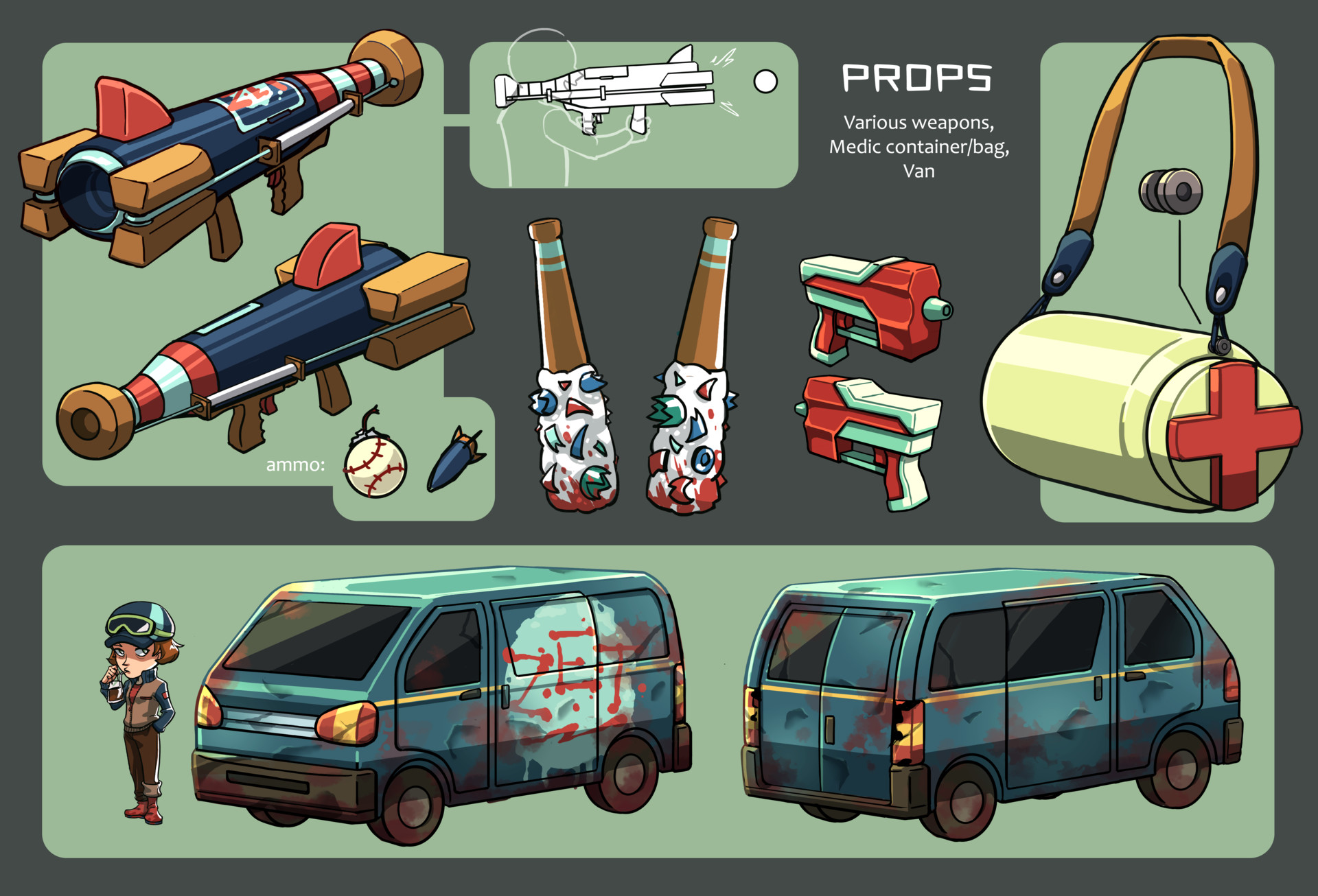 ArtStation - Deadbait: Props