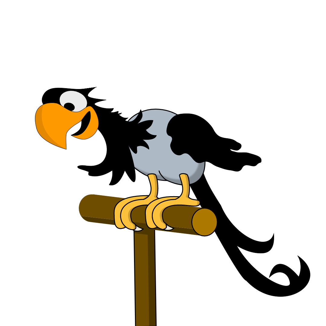 ArtStation - Cartoon Parrot