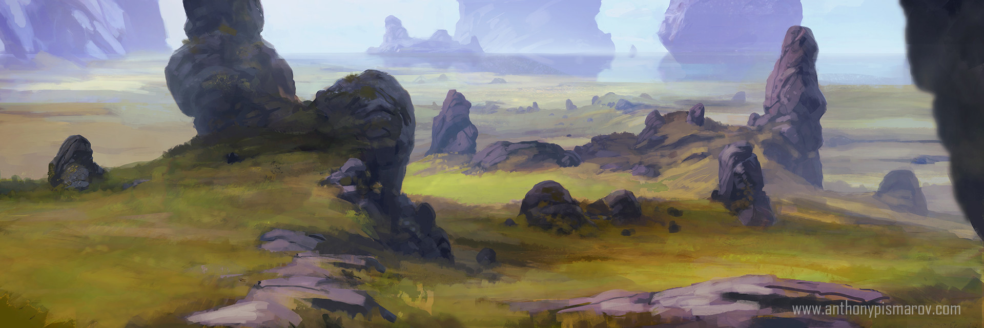 ArtStation - Plains environment concept