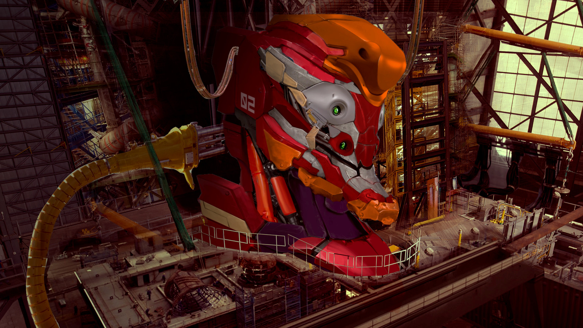 Evangelion 02 Wallpaper