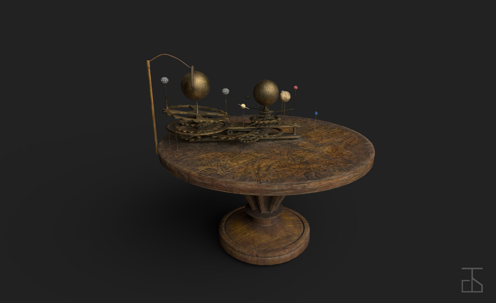 ArtStation - Orrery Table - Dumbledore's Office