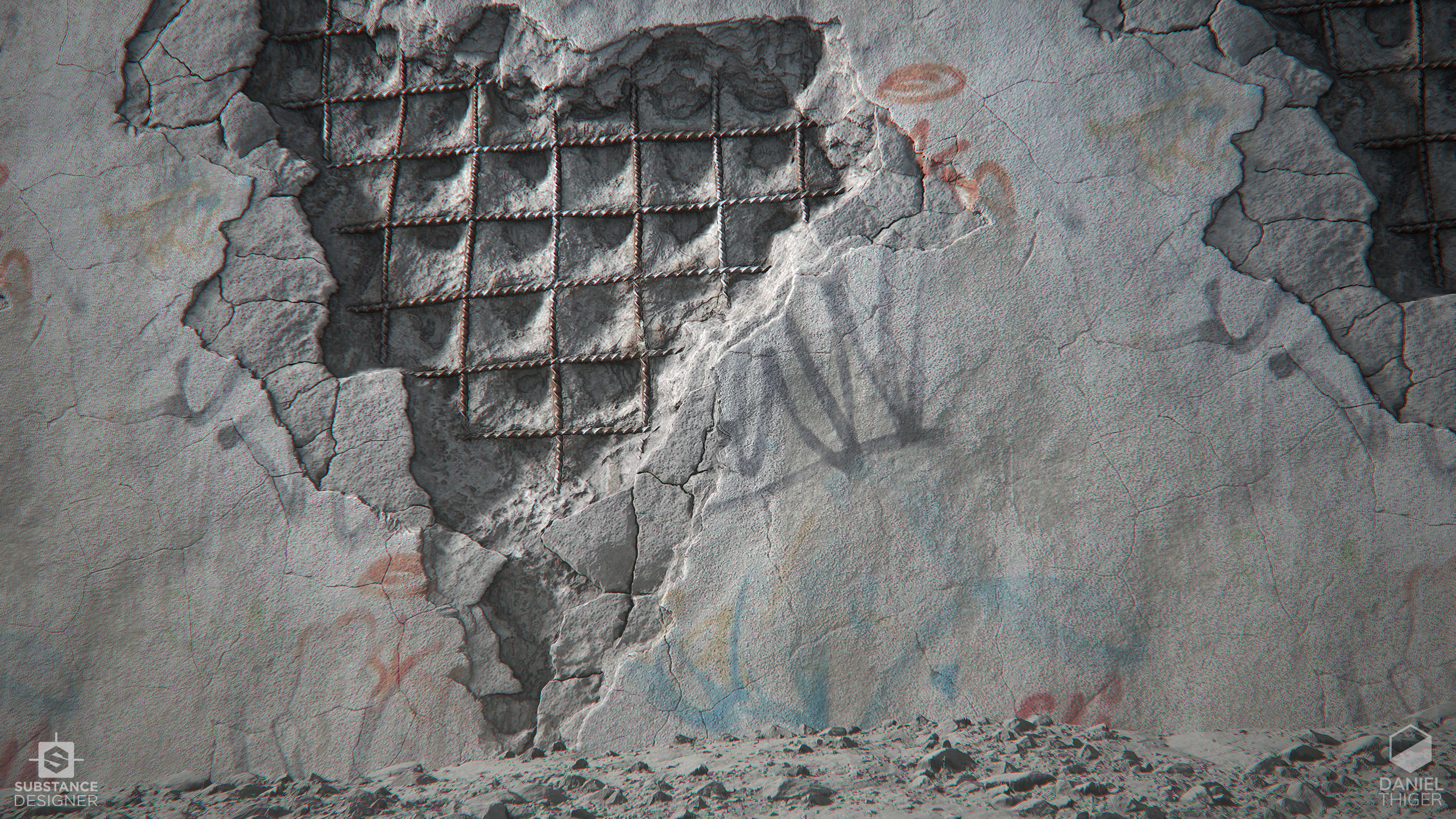 wall texture substance designer