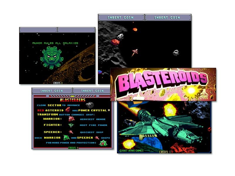 ArtStation - Blasteroids Atari Arcade