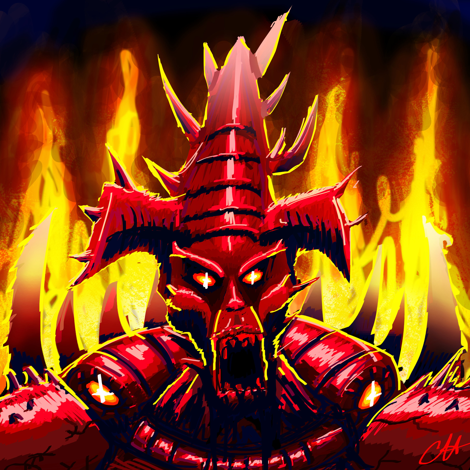 ArtStation - Diablo Sketch