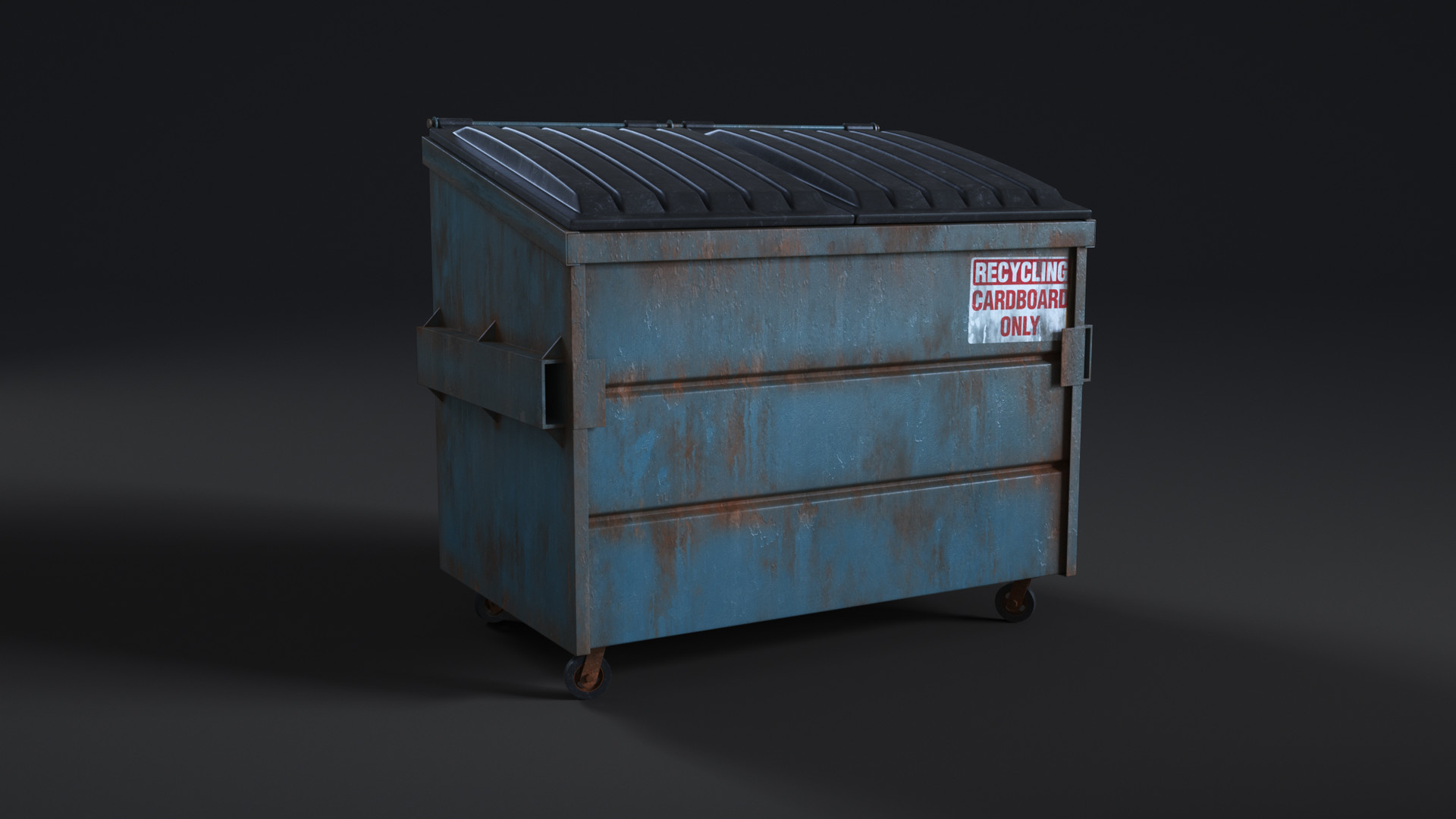 ArtStation - Rusty Dumpster