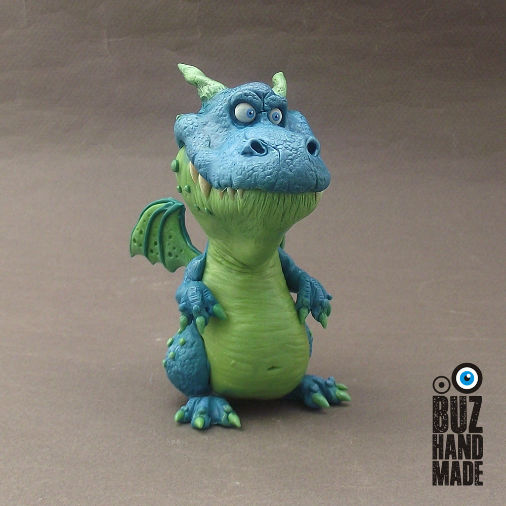 ArtStation - Funny Blue Dragon