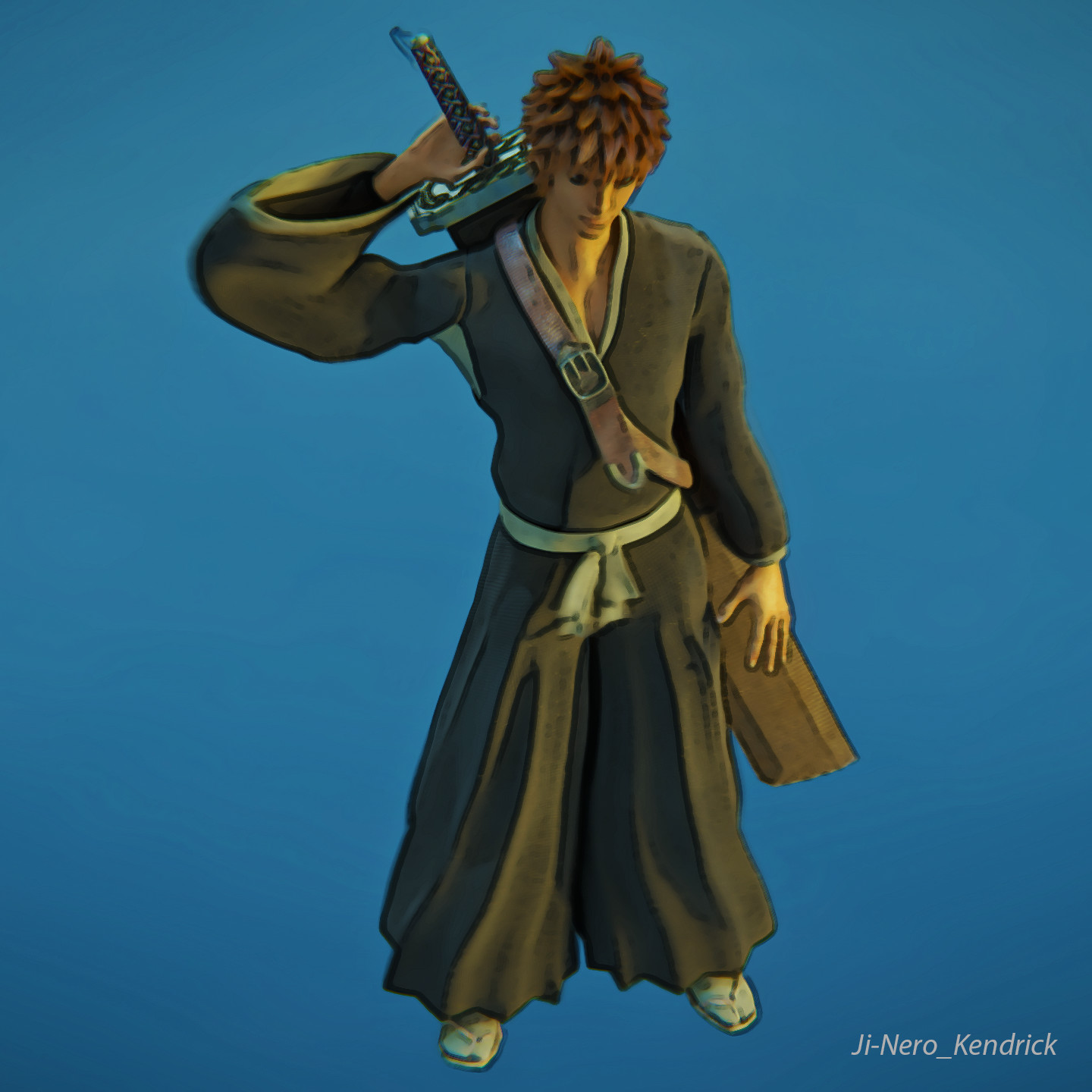 Ji-Nero_Kendrick ' - 3D Anime: Bleach Ichigo Kurosaki