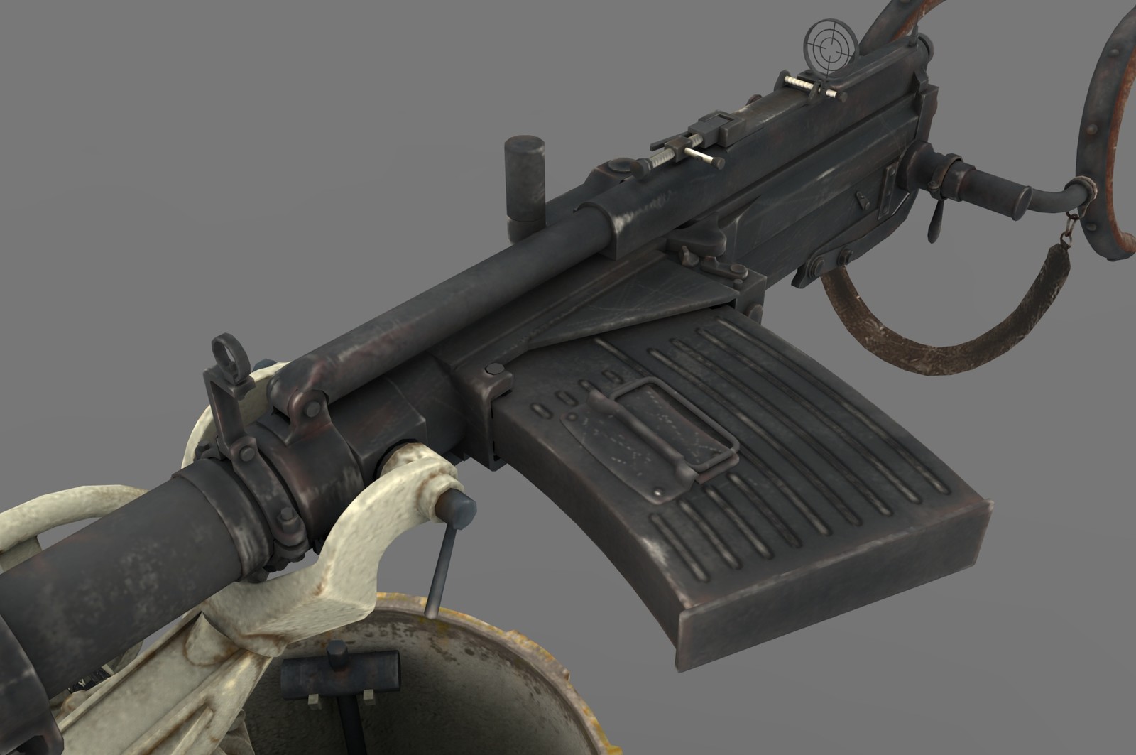 Barbu Gabriel - 20 mm Flak 30 in Sockellafette 30