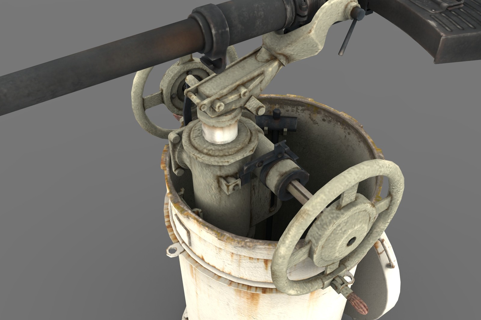 Barbu Gabriel - 20 mm Flak 30 in Sockellafette 30