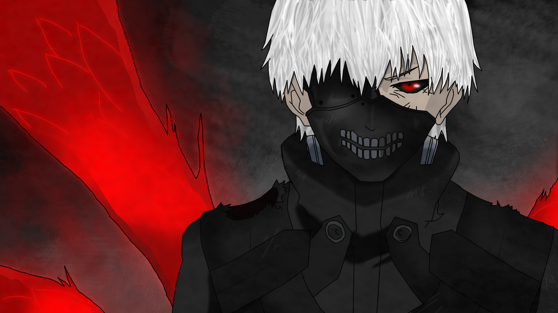 ArtStation - Ken Kaneki Illustration