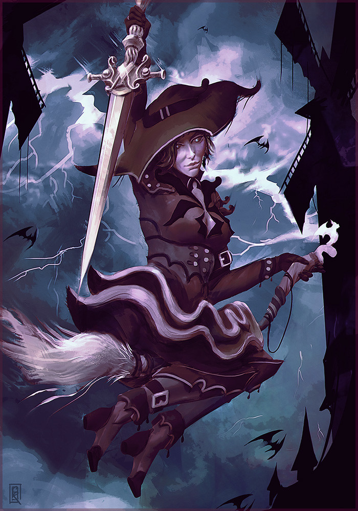 ArtStation - Thunder Witch