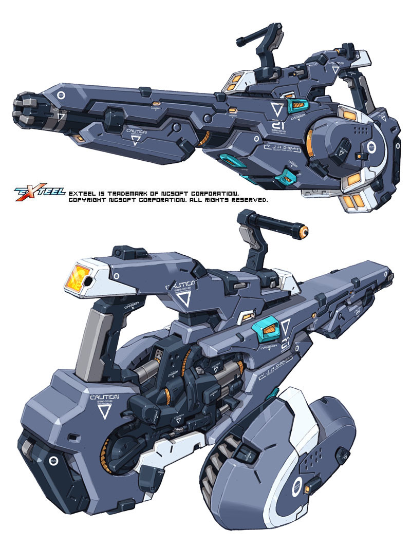 ArtStation - ExTeel Rifle