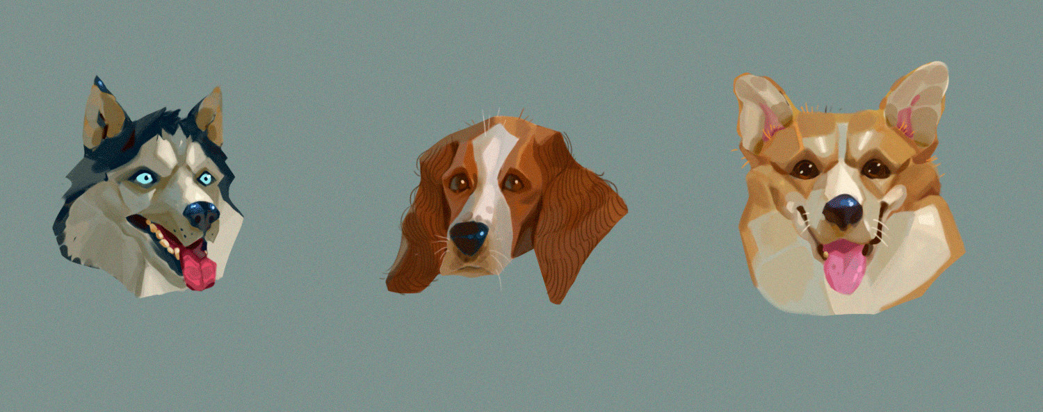 ArtStation - Doggo sketches