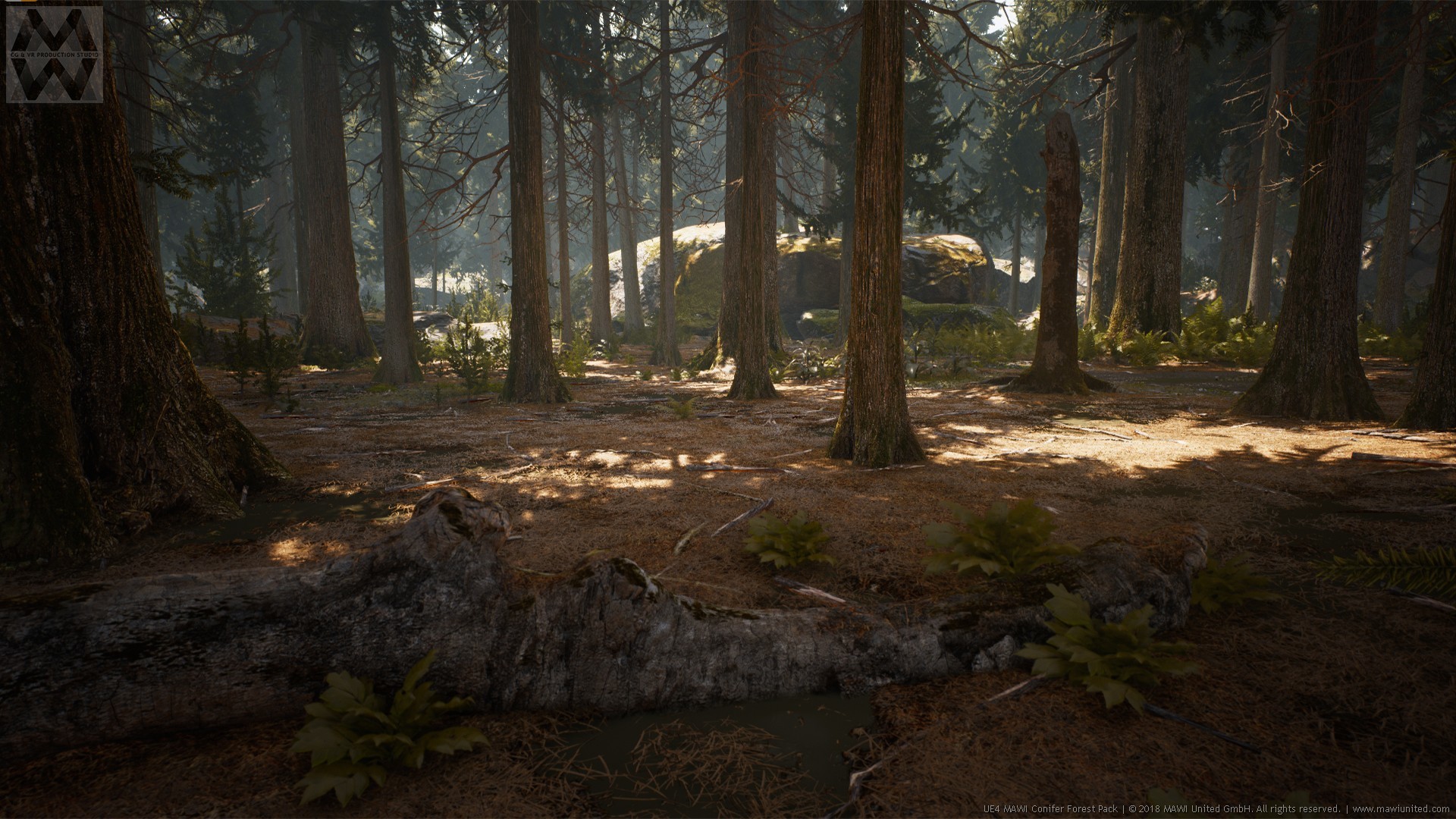 ArtStation - UE4 Conifer Forest V3