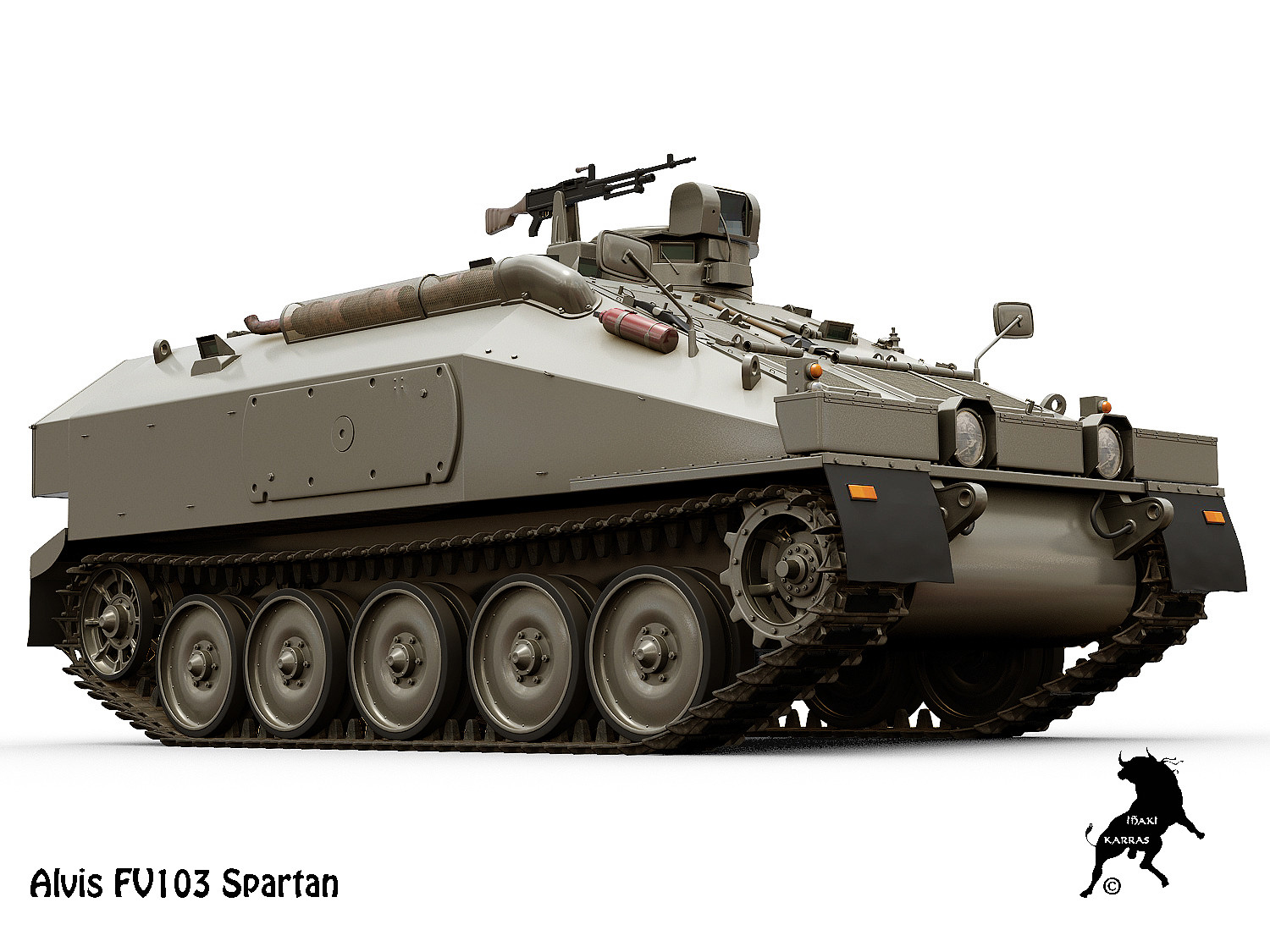 Iñaki Karras - Alvis FV103 Spartan