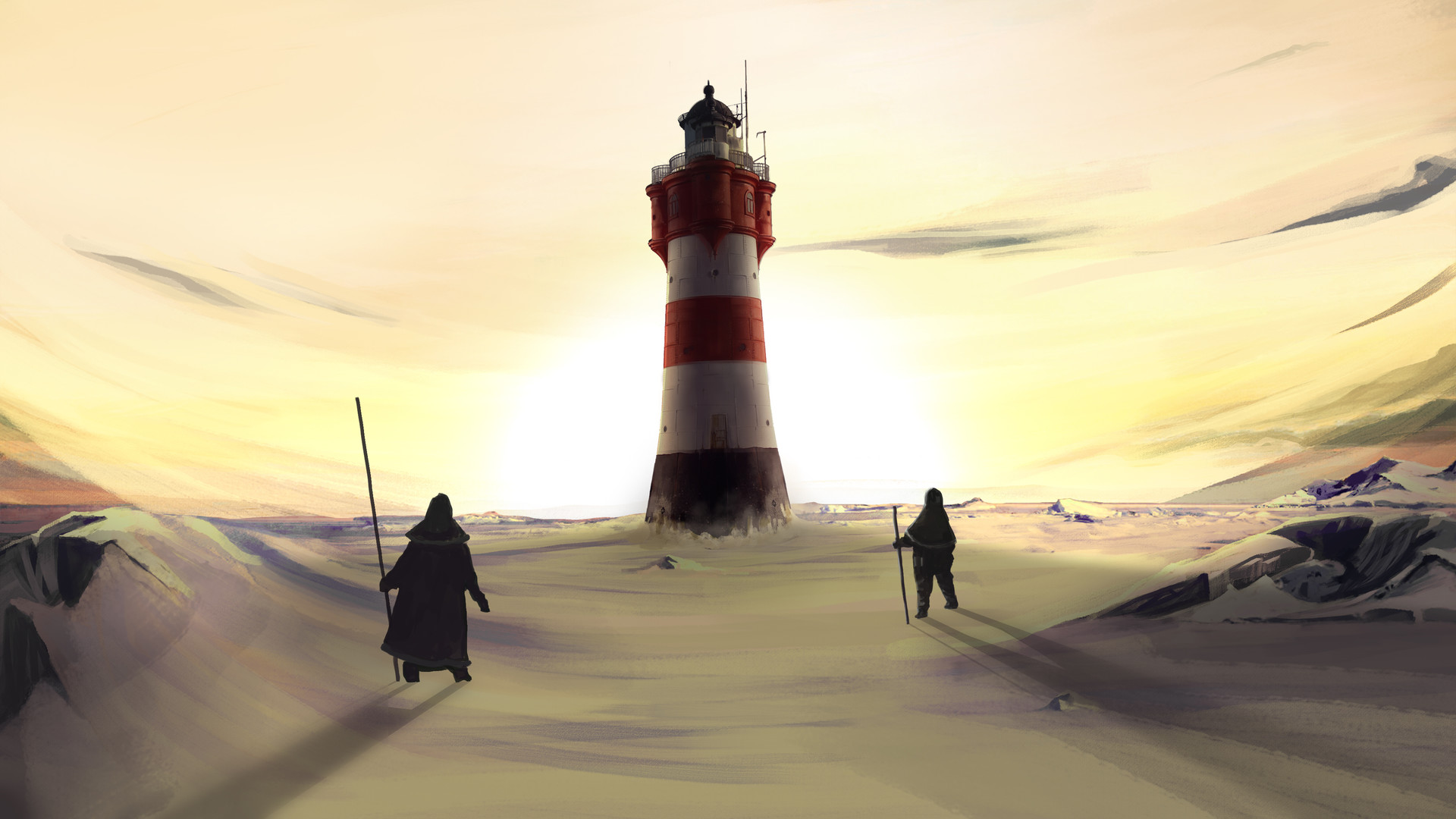 ArtStation - Lost Lighthouse - Sunrise