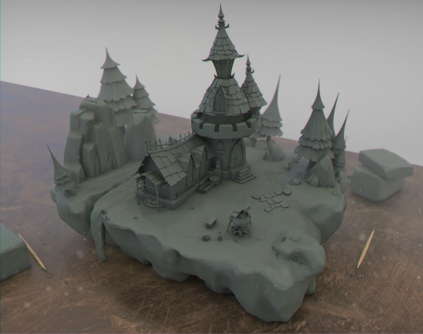ArtStation - Castle Sculpt