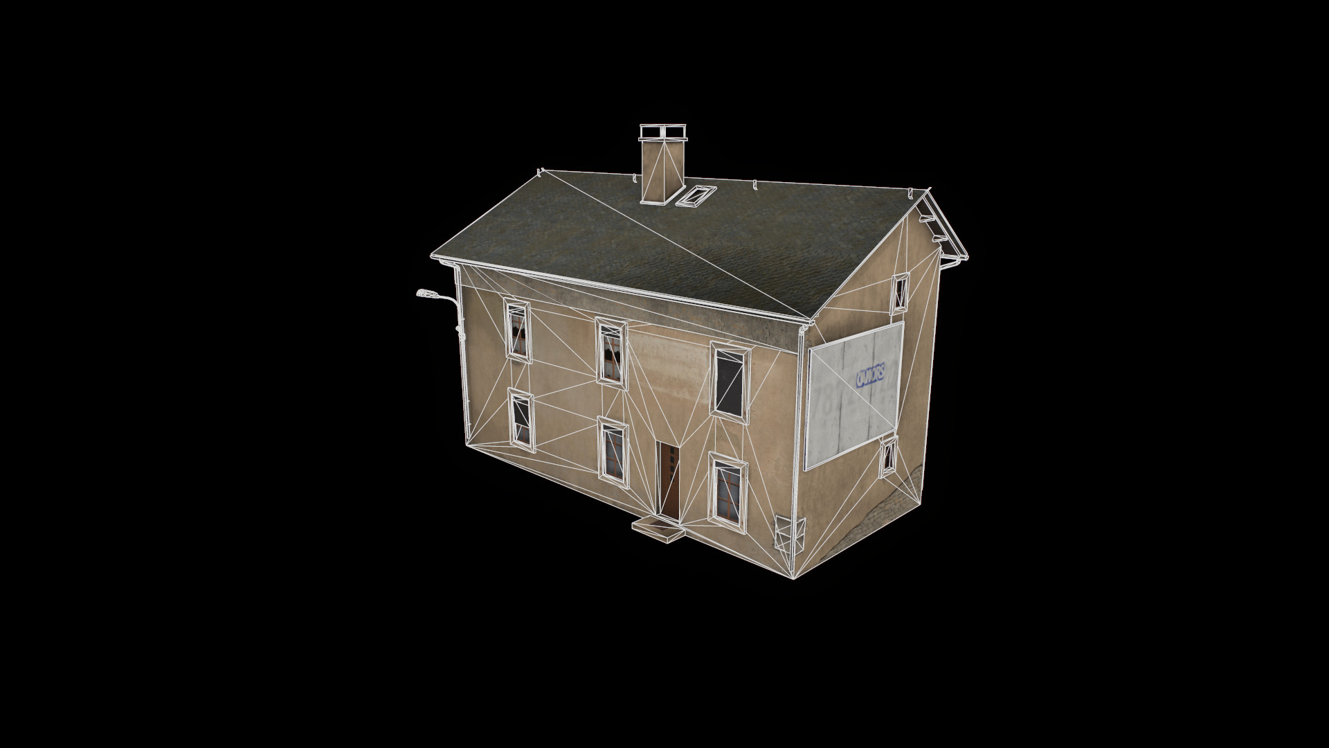 ArtStation - Random google map low poly house