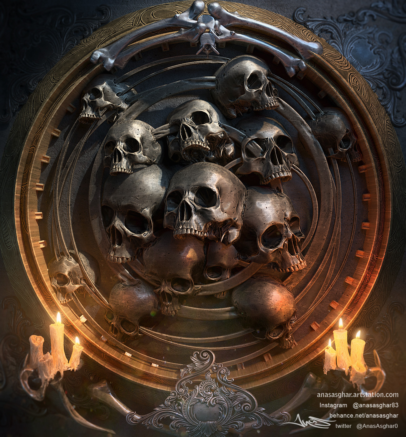 ArtStation - Ring of Skull