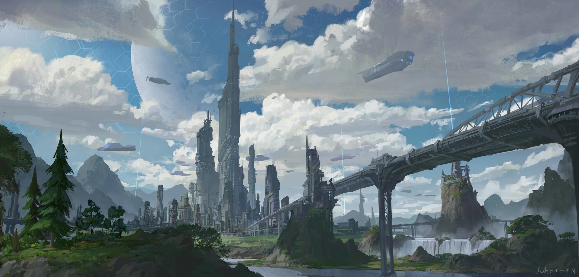 City by Joker Chen : r/ImaginaryCityscapes