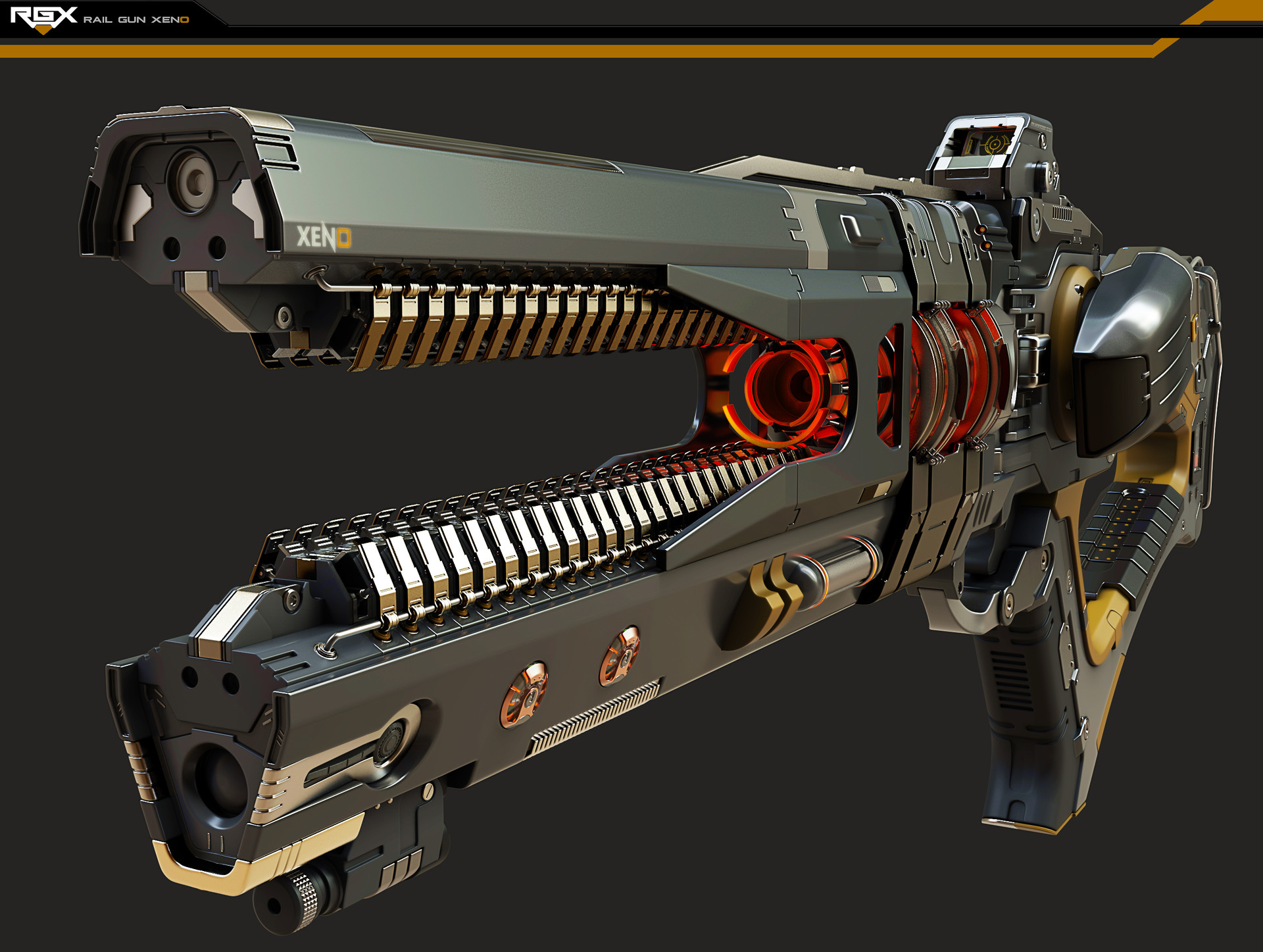 Rhb_RBS - ArtStation - RGX Rail Gun, by Manish Jangid Rhb_RBS - ArtStation - RGX Rail Gun, by Manish Jangid