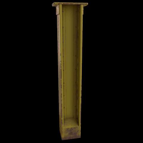 ArtStation - Metal pillar subway