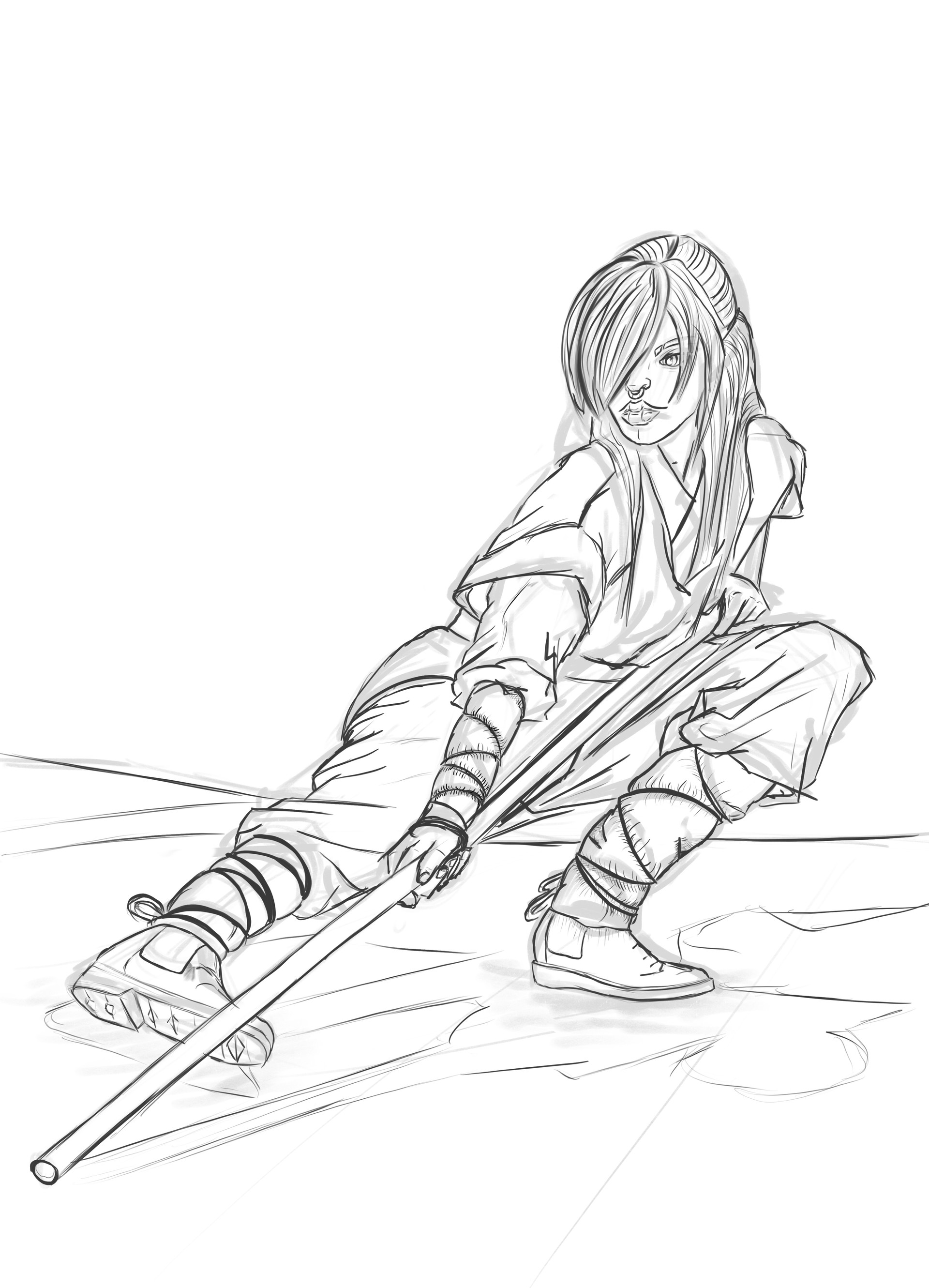 ArtStation - Female Monk