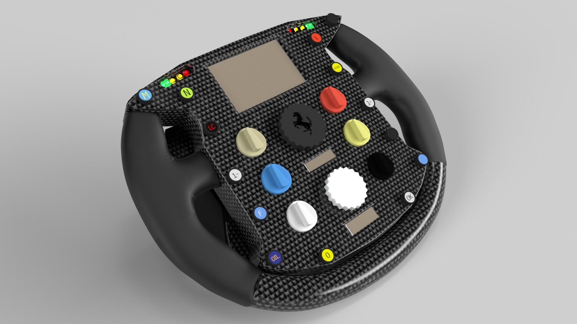 ArtStation - Ferrari F2002 Steering Wheel