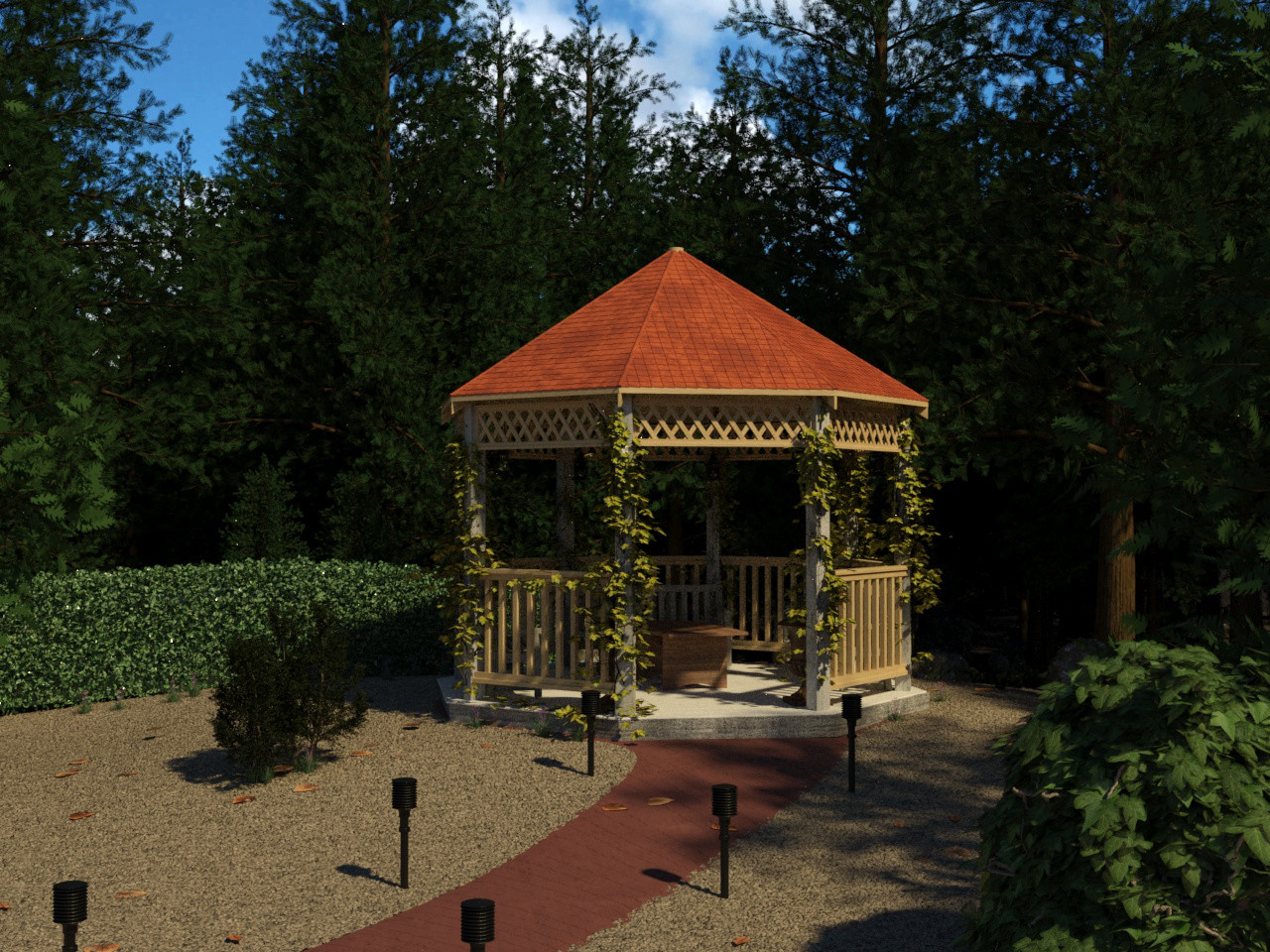 ArtStation - Gazebo Scene