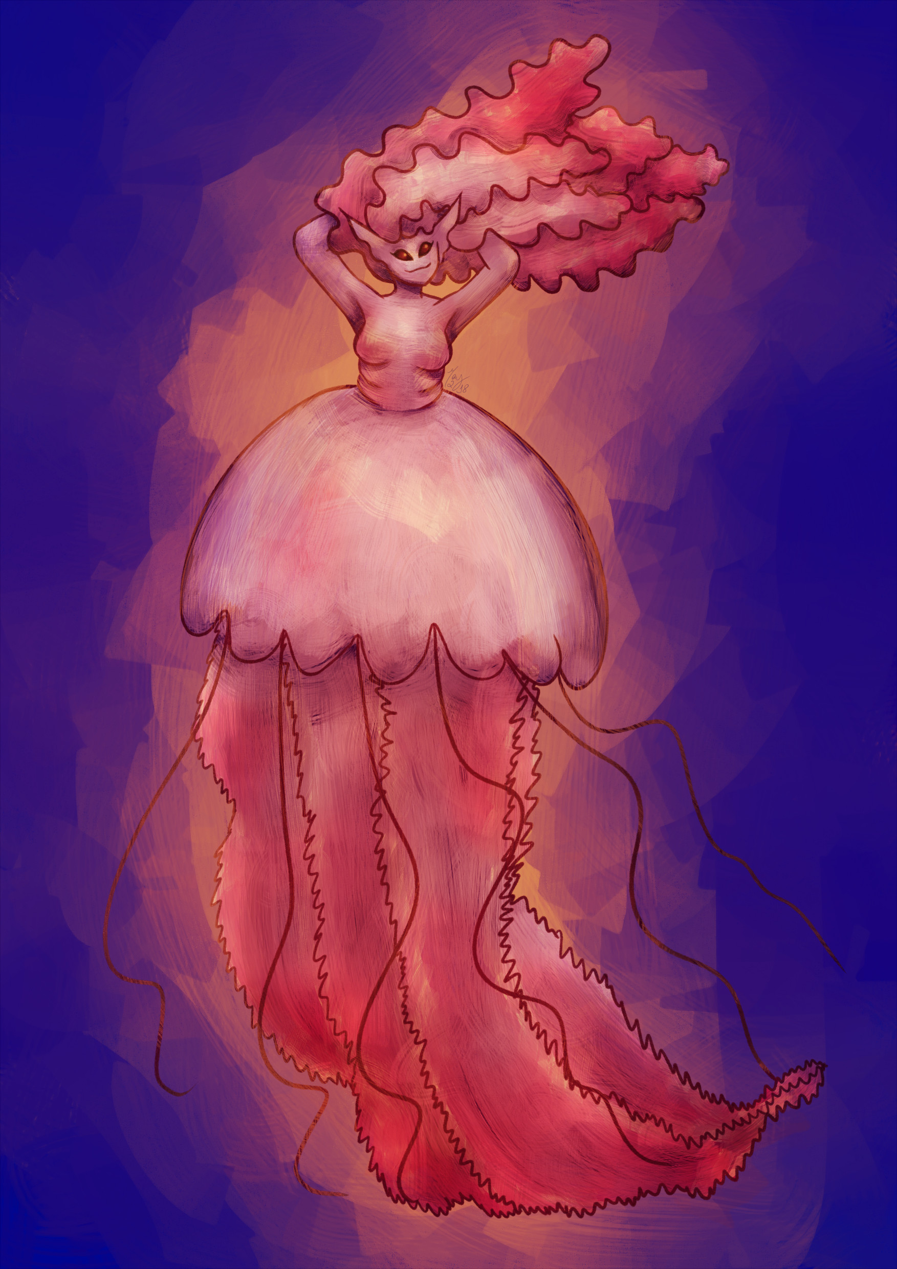 ArtStation - Jellyfish Mermaid