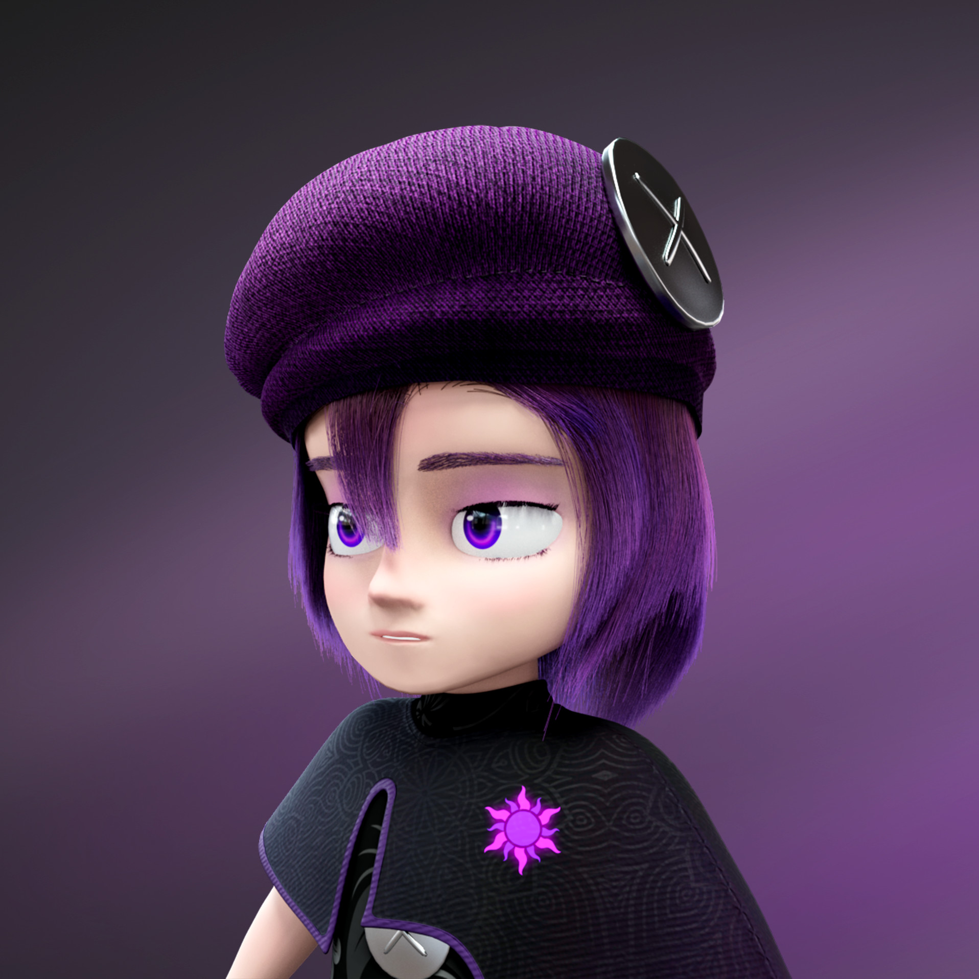 ArtStation - Stylized Anime Girl